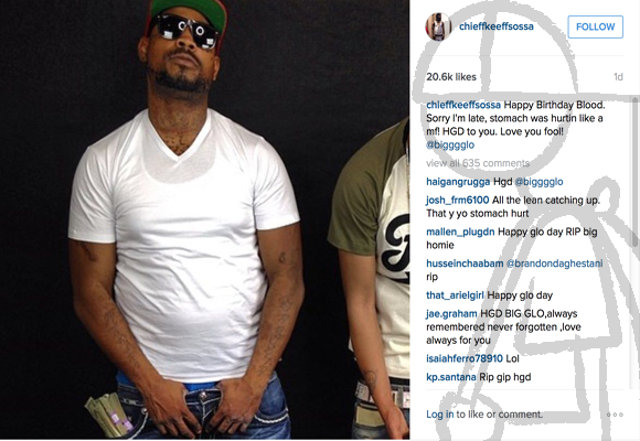 Chief Keef Honors Blood Money aka Big Glo On 32nd Birthday | Welcome To KollegeKidd.com