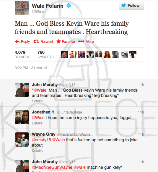 Wale Sends Prayers to Louisville’s Guard Kevin Ware | Welcome to ...