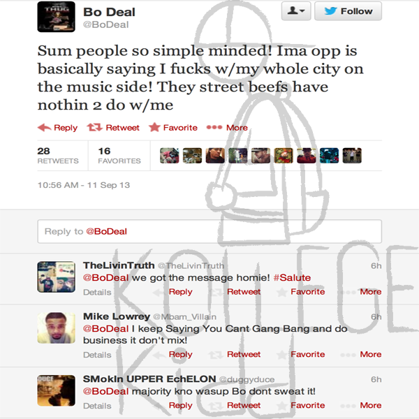 Bo Deal Disses Gucci Mane, Slams Gang Violence | Welcome to Kollegekidd.com