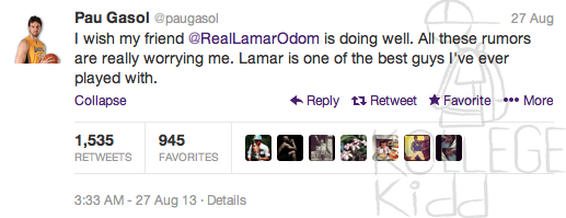 Lil’ Reese Says Lamar Odom Is ‘Off The Shits’ | Welcome to Kollegekidd.com