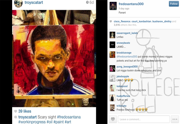 Fredo Santana Showcases Fan Art | Welcome to Kollegekidd.com