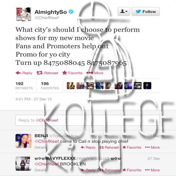 Chief Keef & Glo Gang Plan Tour | Welcome to Kollegekidd.com