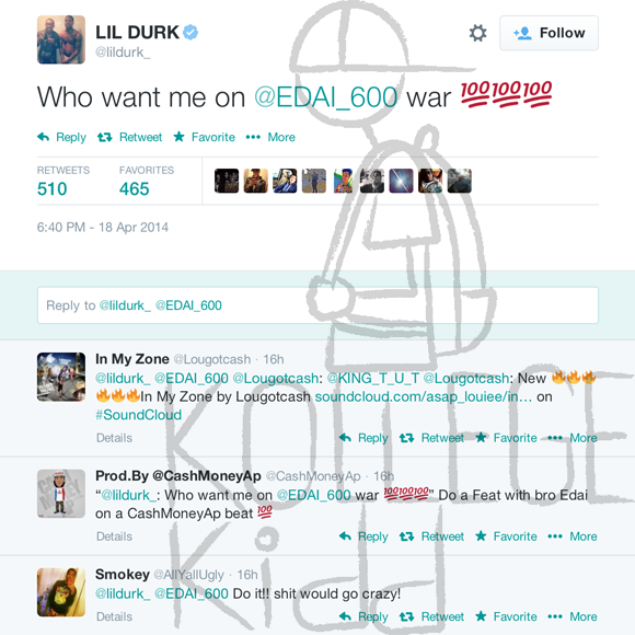 Lil Durk Releases Second Teaser To ‘War’ Remix Featuring Edai | Welcome ...