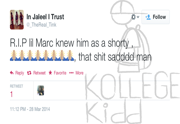 Family & Friends Mourn Lil Marc’s Death | Welcome to Kollegekidd.com