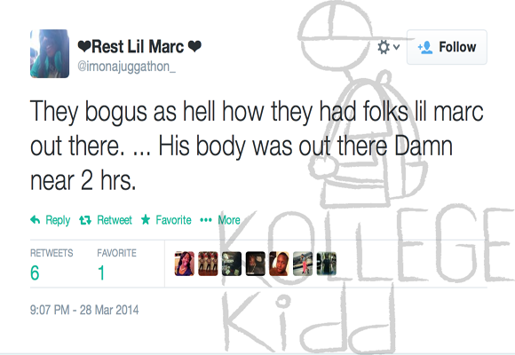 Family & Friends Mourn Lil Marc’s Death | Welcome to Kollegekidd.com