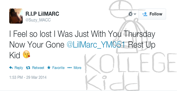 Family & Friends Mourn Lil Marc’s Death | Welcome to Kollegekidd.com
