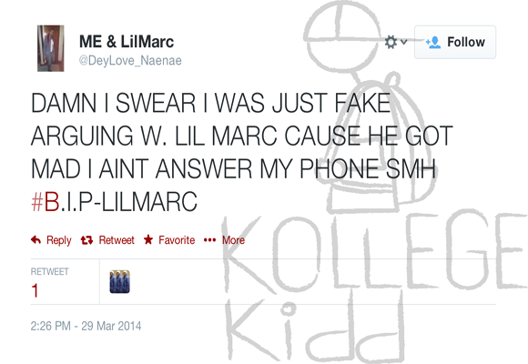 Family & Friends Mourn Lil Marc’s Death | Welcome to Kollegekidd.com