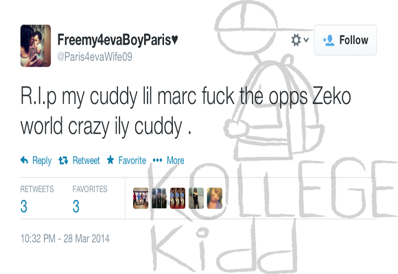 Family & Friends Mourn Lil Marc’s Death | Welcome to Kollegekidd.com