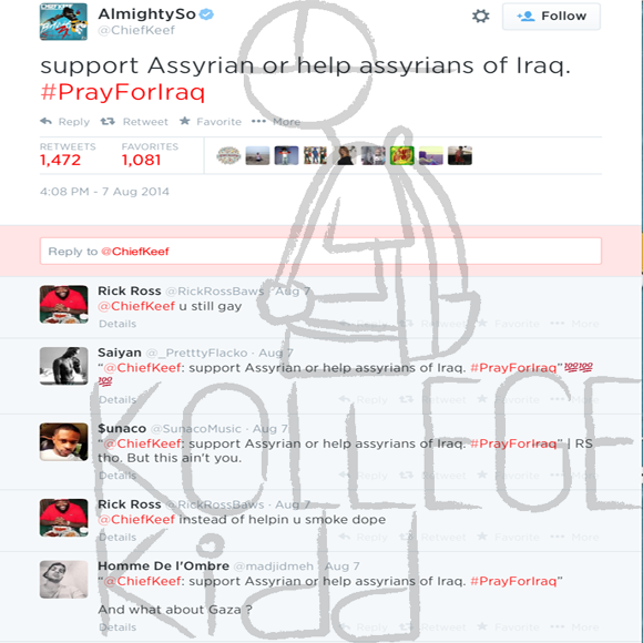 Chief Keef Gets Political, Calls For Peace In Iraq | Welcome to ...