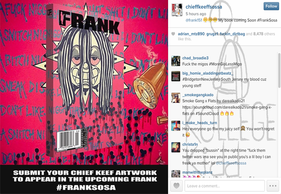 Chief Keef To Release New Book ‘FrankSosa’ | Welcome to Kollegekidd.com