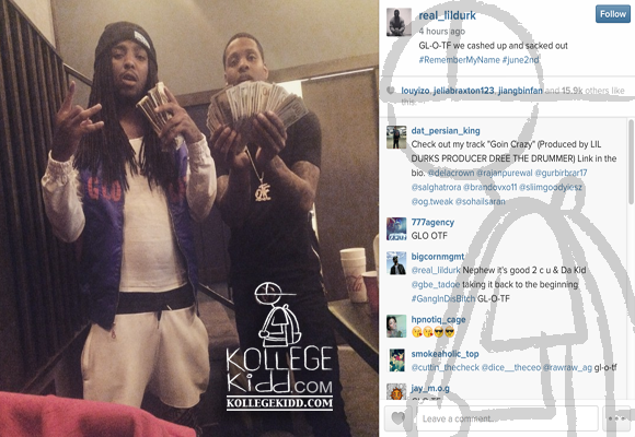 Lil Durk Cools With Tadoe, Reps GLOTF | Welcome to Kollegekidd.com