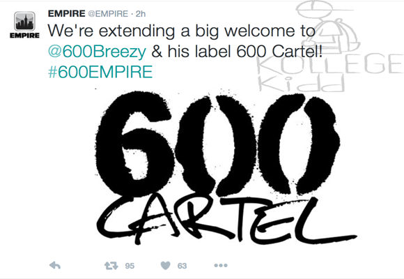 600Breezy Signs Deal With Empire Records, Announces 600 Cartel Label ...