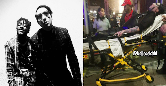 Lil Uzi Vert’s Father Marilyn Manson In Hospital After Getting Crushed ...