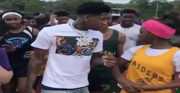 NBA Youngboy Visits Young Fans At Track | Welcome To KollegeKidd.com