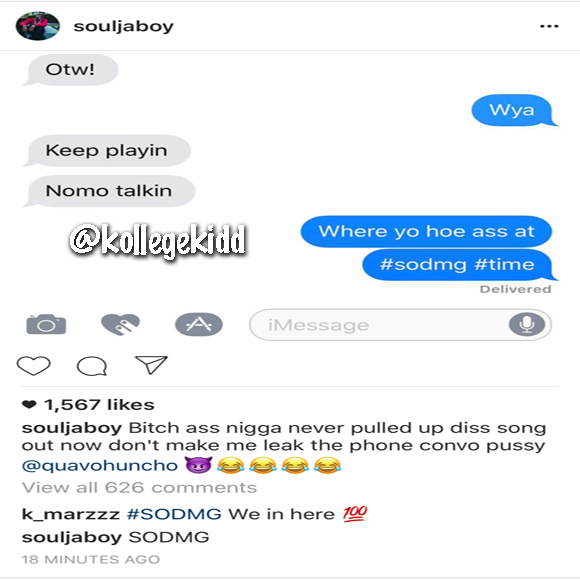 Atlanta Rapper No Plug Disses Soulja Boy, Says He Doesn’t Run The A ...